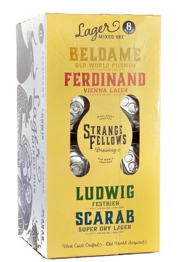 Variety Mixed Box | 4 Different Favorites 8-Pack | Strange Fellows Brewing